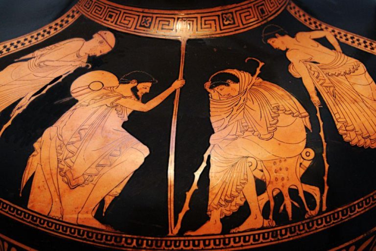 Odysseus, Patrocles and Telemachus - Interpretation - Greek mythology